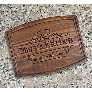 Custom Cutting Board Wedding Gift for Couple Personalized Mr & Mrs Cutting Board Arched Cutting Board Wood Engraved