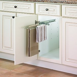 KV Slide Out Towel 3-Bar Anochrome