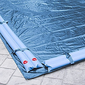 Pool Mate 351428RPM Heavy-Duty Winter In-Ground Pool Cover, 14 x 28-ft, Blue