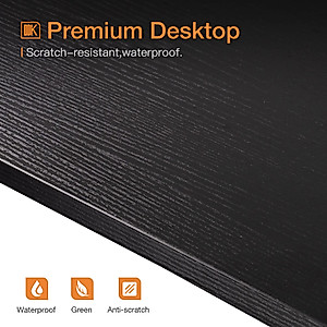 ODK 5 Tier Bookshelf, Industrial Open Bookcase Storage Organizer, Modern Tall Book Shelf for Bedroom, Living Room and Home Office, Black