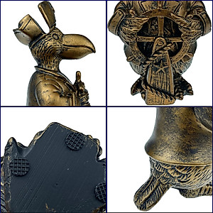 HEMYLU Pelican Figurine Glasses Holder Stand, Handmade Eyeglass Holder for Readers, Cute Animal Sunglass holder for Multiple Glasses Spectacle