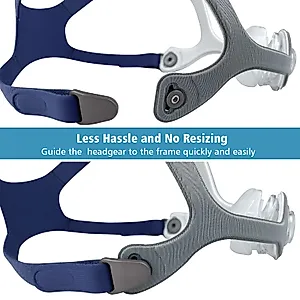 Magnetic Clips For DreamWisp And Wisp 2 Pairs CPAP/BiPAP Mask Headgear Clips Compatible With Respironics Wisp And DreamWisp Nasal CPAP Masks (Gray)