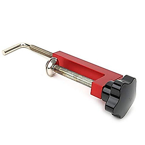 Woodworking G Clamp Adjustable Fixed Clamps Woodworking Clips Universal Fence Clip General G Clamp Hand Operated Tool - Clamping Range 2.76- 5.91in(Red)