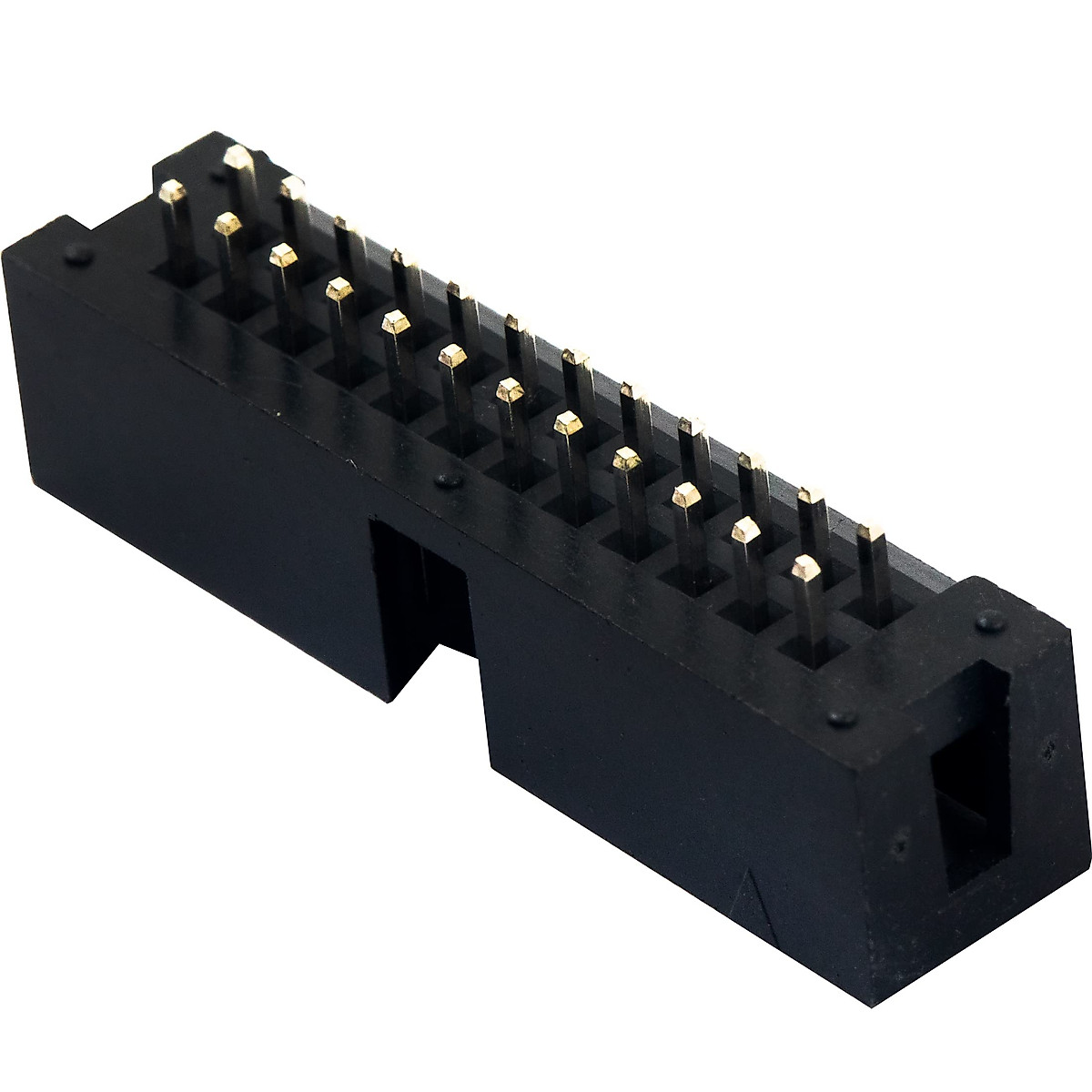 whiteeeen 20pcs 2 x 12 24 Pins 2.54mm IDC Socket Straight Male Box Header Connector