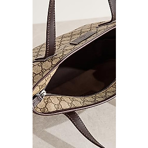 Gucci Women's Pre-Loved Gucci Signature Small Tote, GG Supreme, Neutral, Brown, Print, One Size