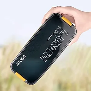 Iteryn Bento Box Lunch Box, 3-In-1 Compartment Lunch Containers - Wheat Straw, Leakproof Eco-Friendly Bento Lunch Box Meal Prep