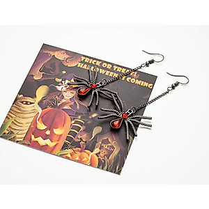 Halloween Spider Earrings Cosplay Gothic Jewelry gifts for Women Girls…