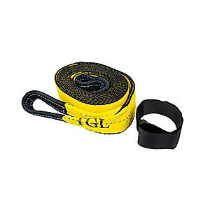 TGL 3 inch, 20 Foot Tow Strap, 30,000 Pound Capacity with Reusable Storage Strap