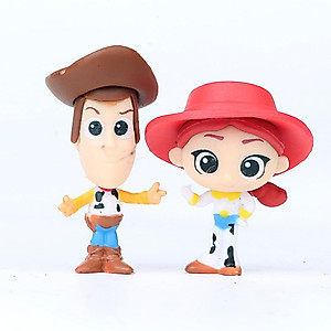 17 PCS Mini Figurines Set-Lovely Action Figures for Birthday Party Decoration, Cupcake Toppers