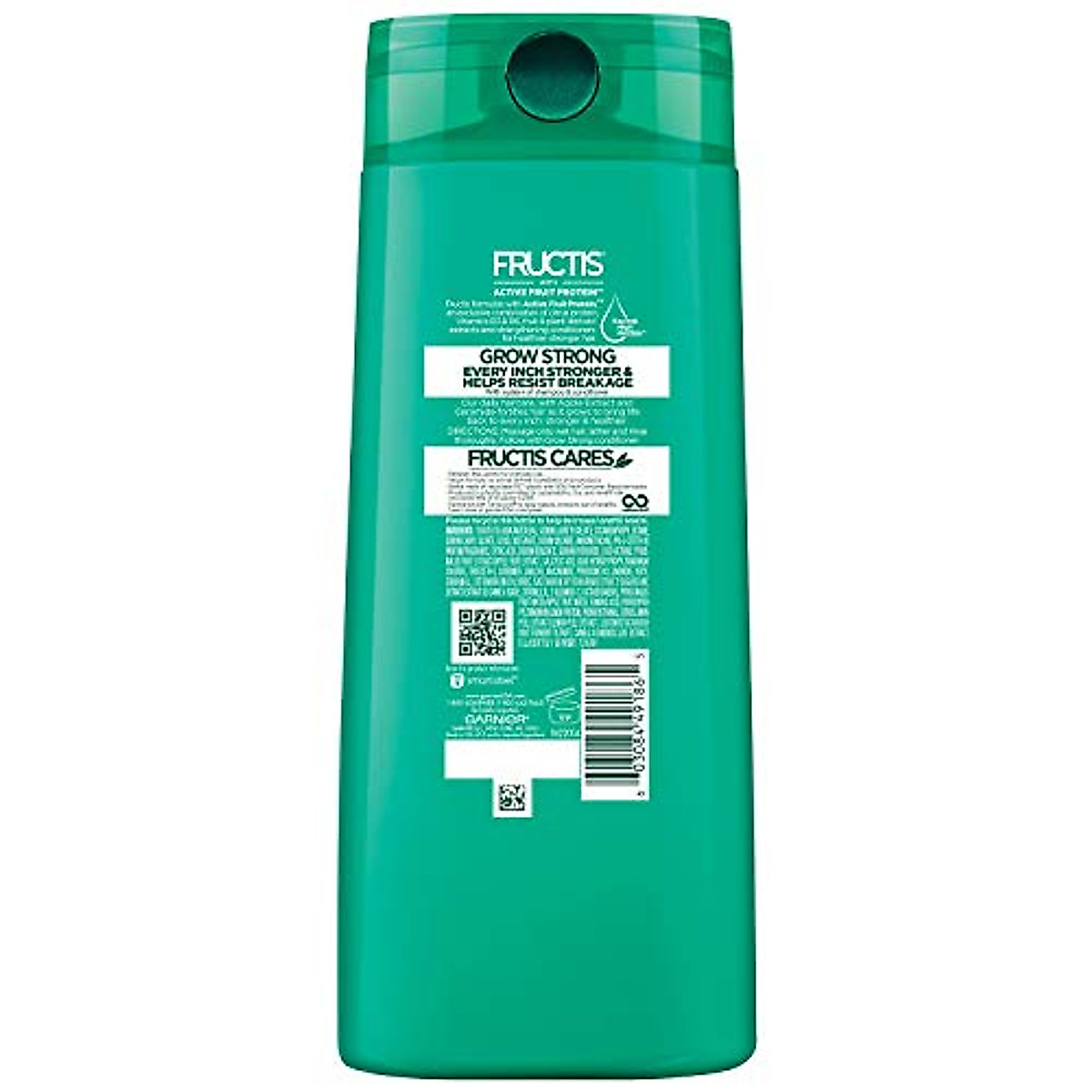 Garnier Fructis Grow Strong Shampoo, For Stronger, Healthier, Shinier Hair, 22 fl. oz.
