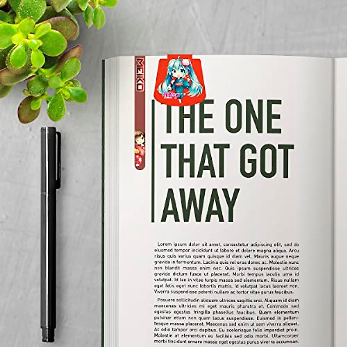 Hatsune Miku Magnetic Page Clips (6-Pack) Stationery