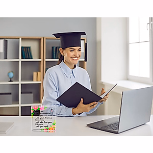 WhatSign Graduation Gifts for Her - 2024 Graduation Gifts for Kids Acrylic Keepsake Paperweight Middle High School College Graduation Gifts for Her Him