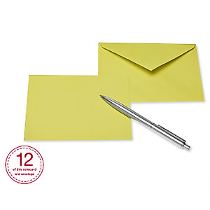 American Greetings Single Panel Blank Cards with Envelopes, Earthtone Colors (100-Count)
