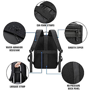 Playstation5 Backpack, Protective Carrying Case Compatible with PS5 Console, Base, 15.6”Laptop, Headset, PS5 Controller, More Game Discs, and Gaming Accessories (Bag Only)
