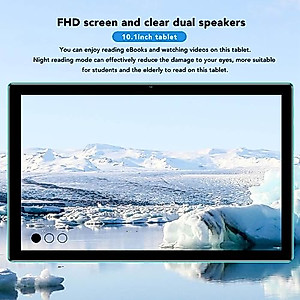 DAUZ 10.1 Inch Tablet 6GB 128GB 5.0 4G Tablet 100-240V for Learning for Android 12 (US Plug)