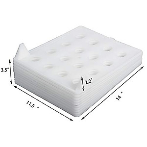 NuBox Trading Co. Closet Organizer System | 5 Pack Tray Add-on | Easy to use | Save Space | Large Size