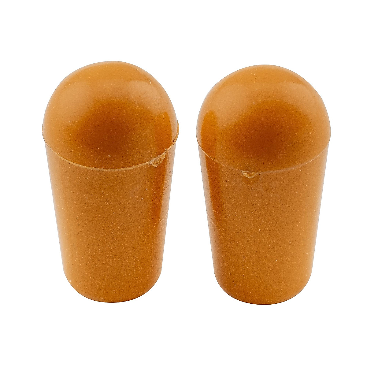 Musiclily Pro Metric Thread Plastic Guitar 3 Way Toggle Switch Tips LP Pickup Selector Switch Caps Switch Knobs for Import Epiphone Les Paul Style Electric Guitar, Amber (Set of 2)