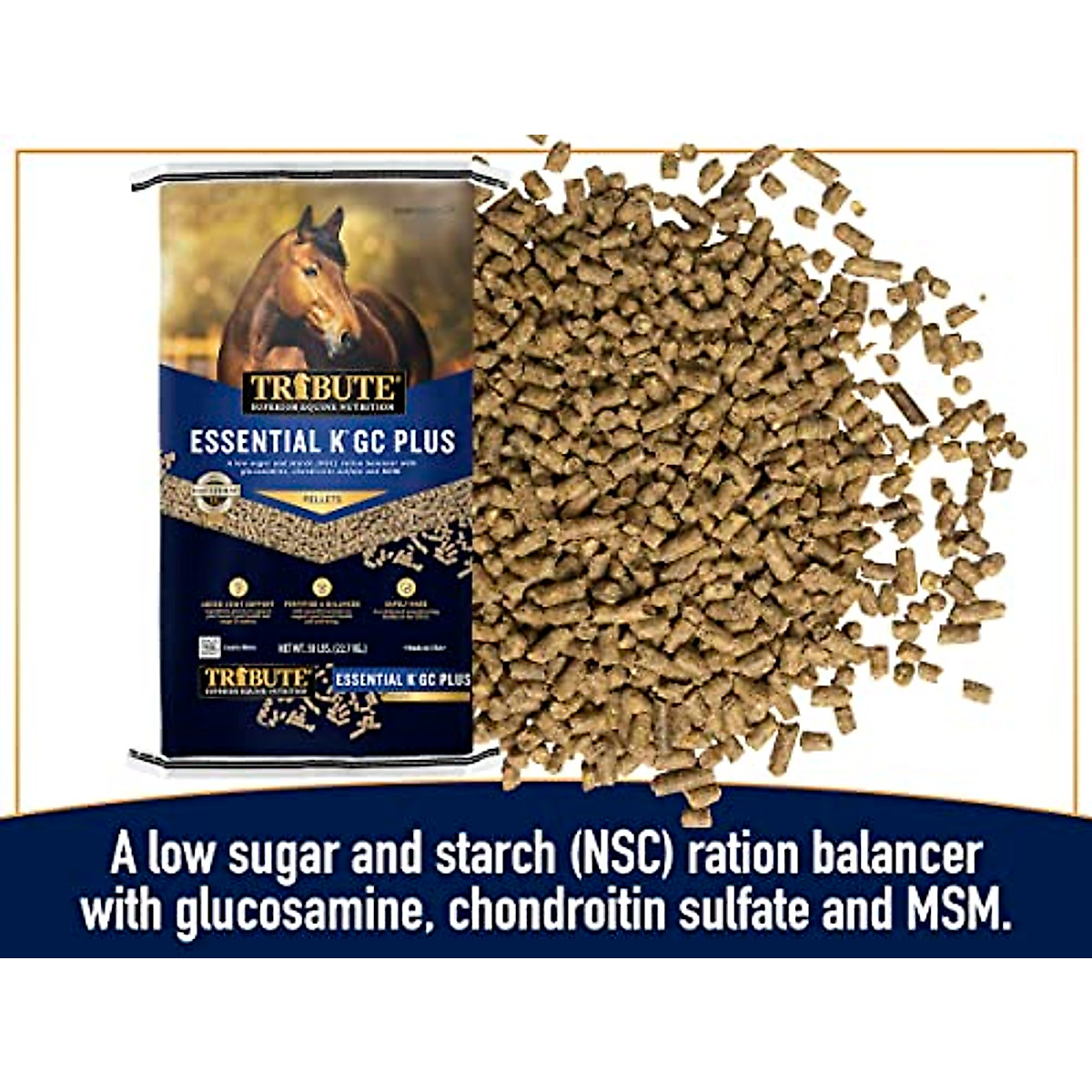 Tribute Essential K GC Plus for Horse, 50 lb