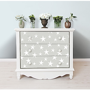 NuWallpaper NU1932 Stardust Peel & Stick Wallpaper, Grey