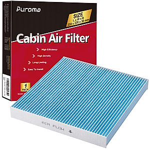 Puroma Cabin Air Filter with Multiple Fiber Layers, Compatible with Acura CSX, ILX, MDX, RDX, TLX, RLX, CP134, CF10134, Honda Civic, CR-V, Odyssey, Pilot, Accord, Ridgeline, Passport