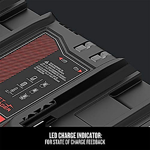 CRAFTSMAN V20 Battery Charger, Dual Port, 2.0-Ah (CMCB124)