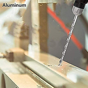 Extra Long Drill Bit, 200mm HSS Drill Straight Shank Auger Drill Bit, Drill Straight Shank Auger Drill Bit for Wood (6MM)