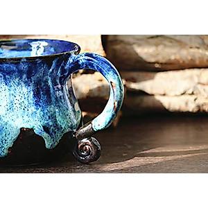 Coffee mug, pottery mug, Unique mug, 21 Oz, handmade ceramic mug, coffee lover, coffee mug pottery, Personalized mug, unique gift