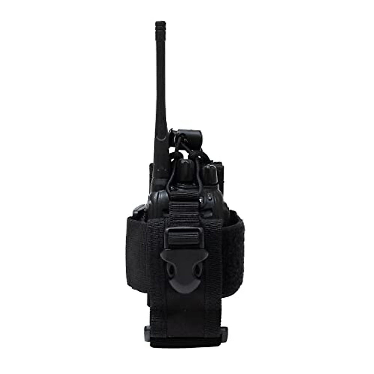 HEOPBIRD Radio Holster, MOLLE Radio Holder Universal Walkie Talkie Pouch Case for Duty Belt, Tactical Police Two Way Radio Nylon Harness for Baofeng, Motorola, Kenwood,2 Pack