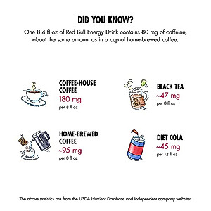 Red Bull Sugar Free Energy Drink, 8.4 Fl Oz, 24 Cans (6 Packs of 4)