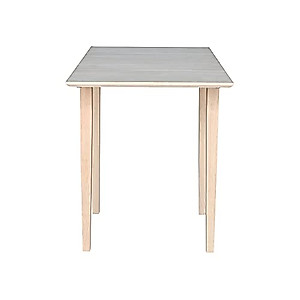 International Concepts Small Drop-leaf Table, Unfinished