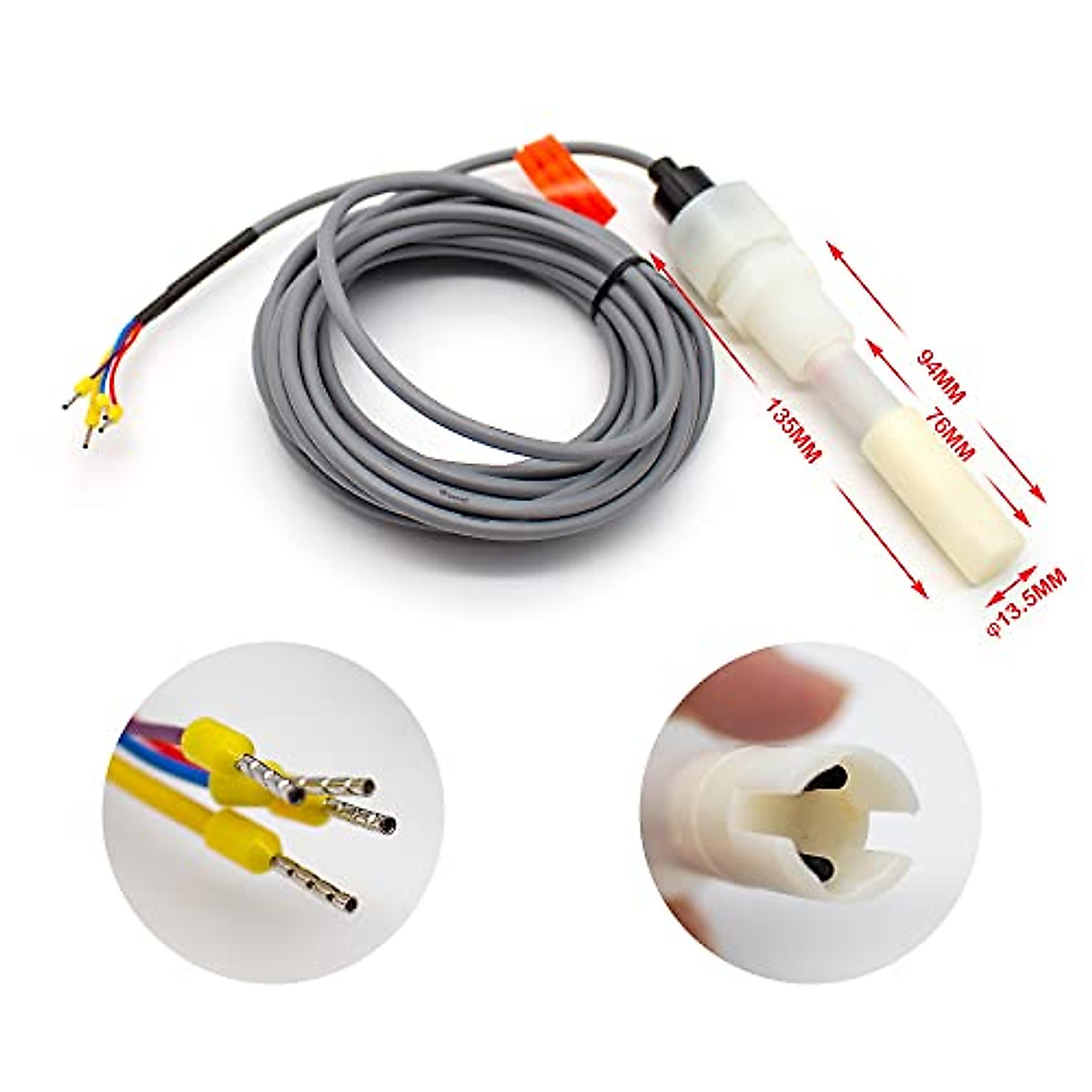 iDili Conductivity Meter Online Conductivity Meter TDS Instrument EC Meter Conductivity Electrode Replace Pure Water Monitor CM-230