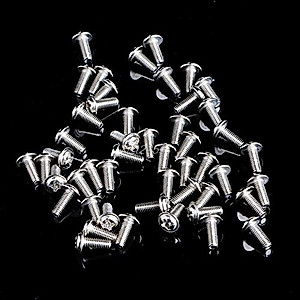 Screw 50 Pcs Quadrex Head Short Computer Case Motherboard Screws T16