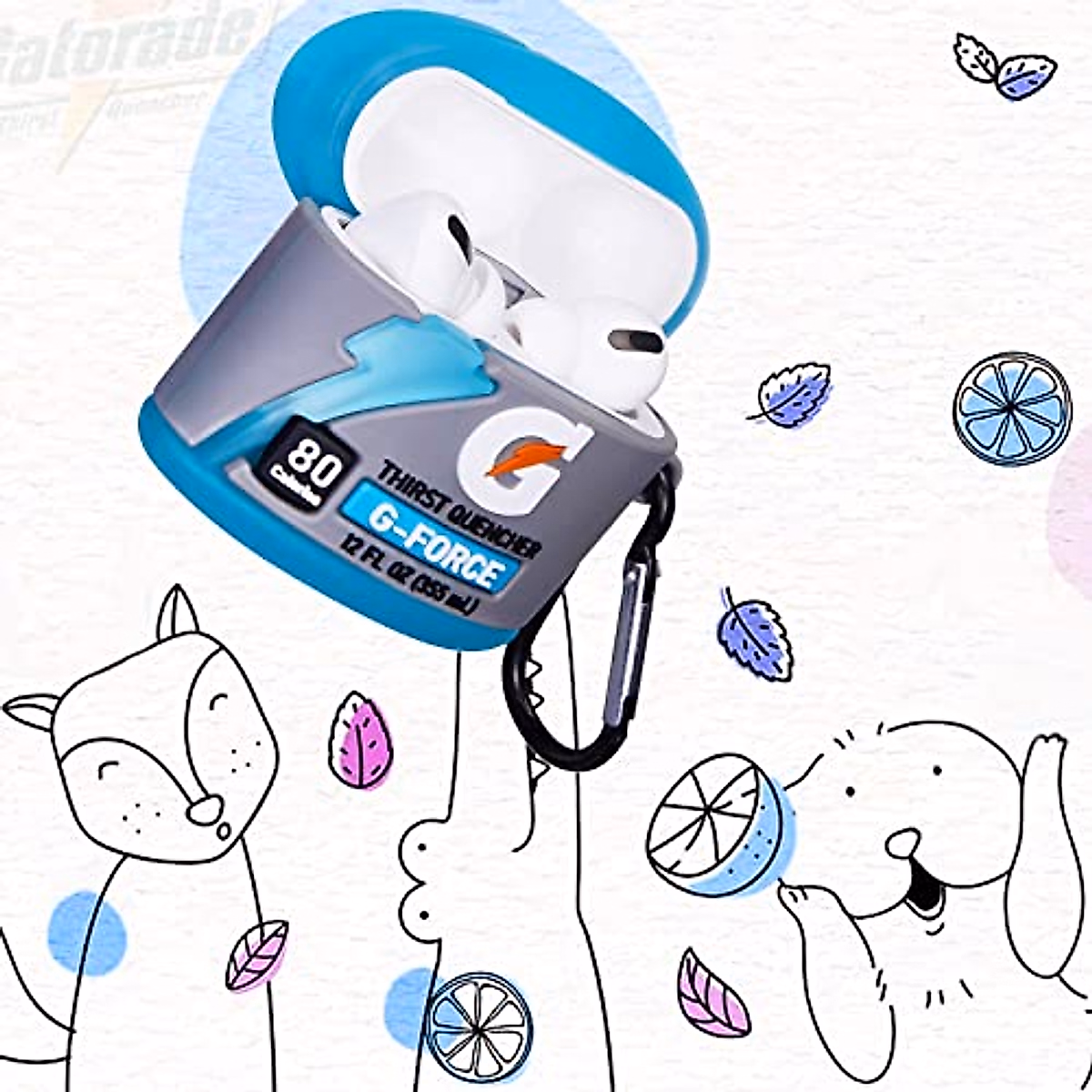 Compatible with Airpods Pro Cases, Soft Cute Unique Funny Cool Pods PRO Case Fashion Durable Protective Skin Shell, Portable Carrying Charging Cases Girls Teens Kids Cases for Pods Pros