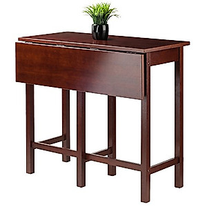 Winsome Lynnwood, 39.37" W x 30" D x 35.43" H, Walnut