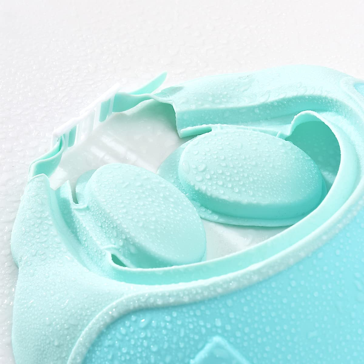 Baby Shower Cap Shampoo Visor Shield hat Kids Bath Washing Hair Rinser Prevents Water from Pooling in Face for Protector Toddler Children Eyes and Ears (Blue)