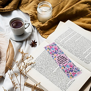 Fabric Bible Bookmark with Bonus Tassel Bookmark - Psalm 46:1: God Is Our Refuge and Strength Bible Book Markers - Christian Bookmarks for Women - Religious Bookmarks - Christian Gifts for Women