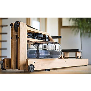 WaterRower Oak Rowing Machine with S4 Monitor | USA Made | Original Handcrafted Erg Machine for Home Use & Gym | Best Warranty