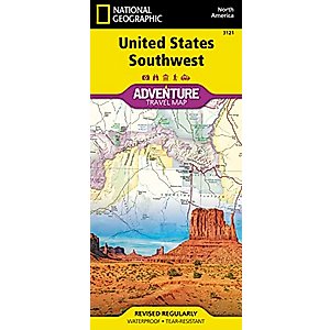 United States, Southwest Map (National Geographic Adventure Map, 3121)