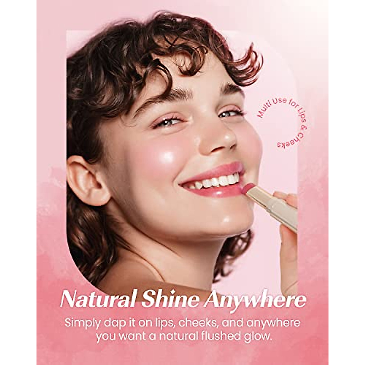 AMTS Tinted Lip Balm - 01 Mauve Pink | Hydrating Lip Butter, Moisturizing Lipstick | Daily Natural Lip Makeup for dry, cracked, chapped lips | korean beauty Lip Tint