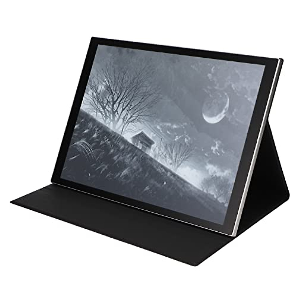 Dpofirs 9.7inch E Paper Screen, 1600x1200 180 Wide Angle Tempered Glass E Paper Monitor, Contrast Adjustment, Eye Protection Ink Display Supports Wins OS x OS Linux Android