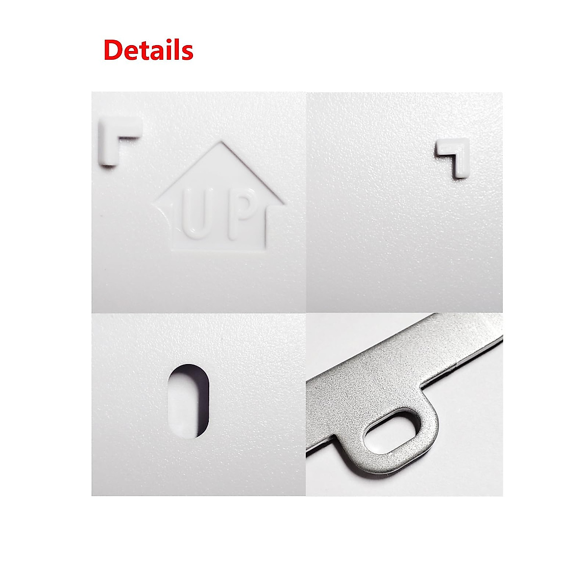 THP2400A1027W Thermostat Wall Plate Back Plate White Cover Assembly (1)