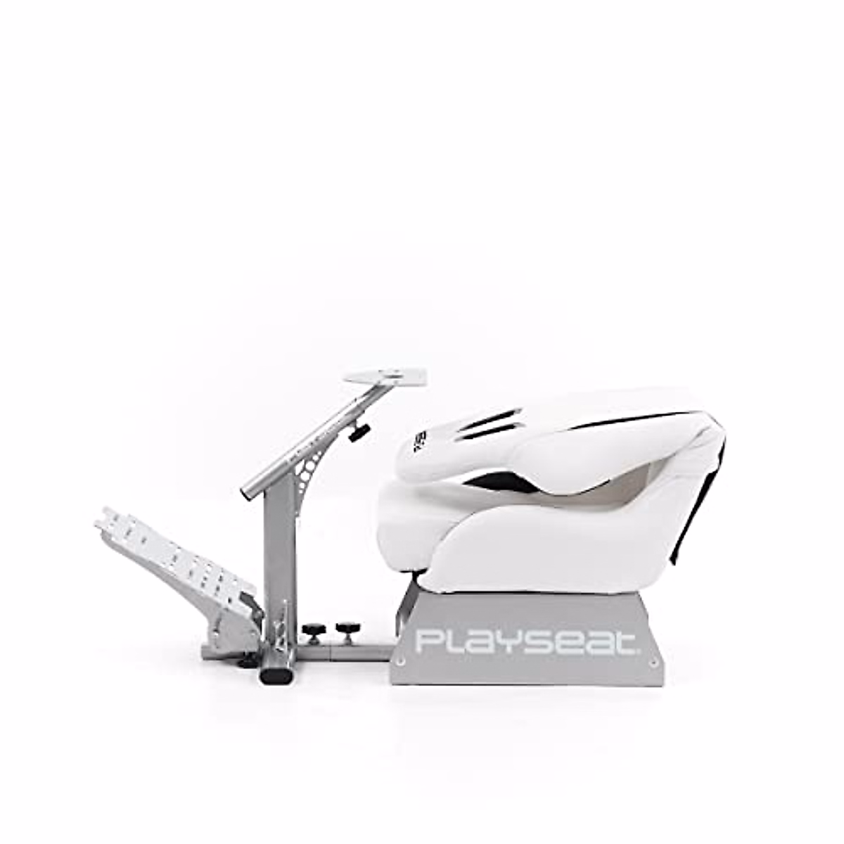Playseat Evolution Sim Racing Cockpit | Comfortable Racing Simulator Cockpit | Compatible with all Steering Wheels & Pedals on the Market | Supports PC & Console | White