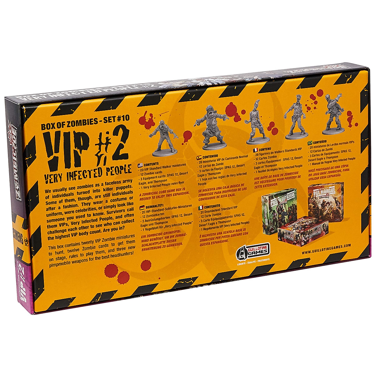 CMON Zombicide Box of Zombies 10 Very Infected People 2 Board Game