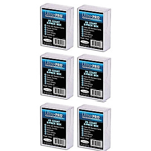 Ultra Pro 25 Count 2-Piece Plastic Box 12 Pack