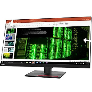 Lenovo ThinkVision T32p-20 31.5" 4K UHD LED LCD Monitor - 16:9 - Raven Black