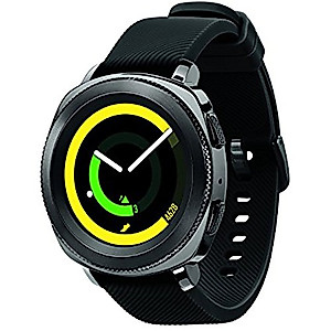 Samsung Gear Sport Smartwatch, Black (SM-R600NZKAXAR) (Renewed)