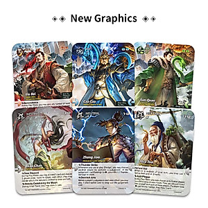 War of The Three Kingdoms: Kingdoms Wars - New Graphics Historical Strategy War Board Game Sanguosha WTK Guozhan