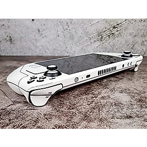 Steam Deck Skin, White Edition, Full Wrapping Vinyl Skin for Steam Deck (Designed by POP SKIN)