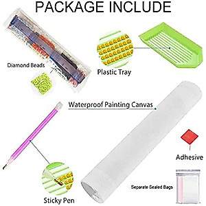 KEUASDV Diamond Painting Kits for Adults, Owl 5D DIY Diamond Art Kits Full Drill Diamond Dots for Gift Wall Decor and Relaxation Gem Arts 12x16 inch