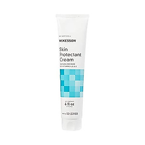McKesson Skin Protectant Cream, Zinc Oxide, Vitamins A, D, and E, 6 oz, 1 Count